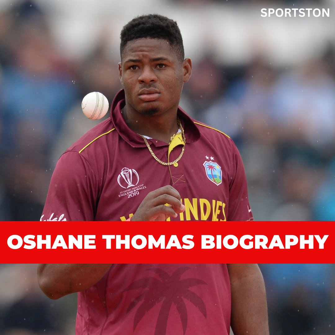 Oshane Thomas Biography | Early life,Achievements & More | - sportston